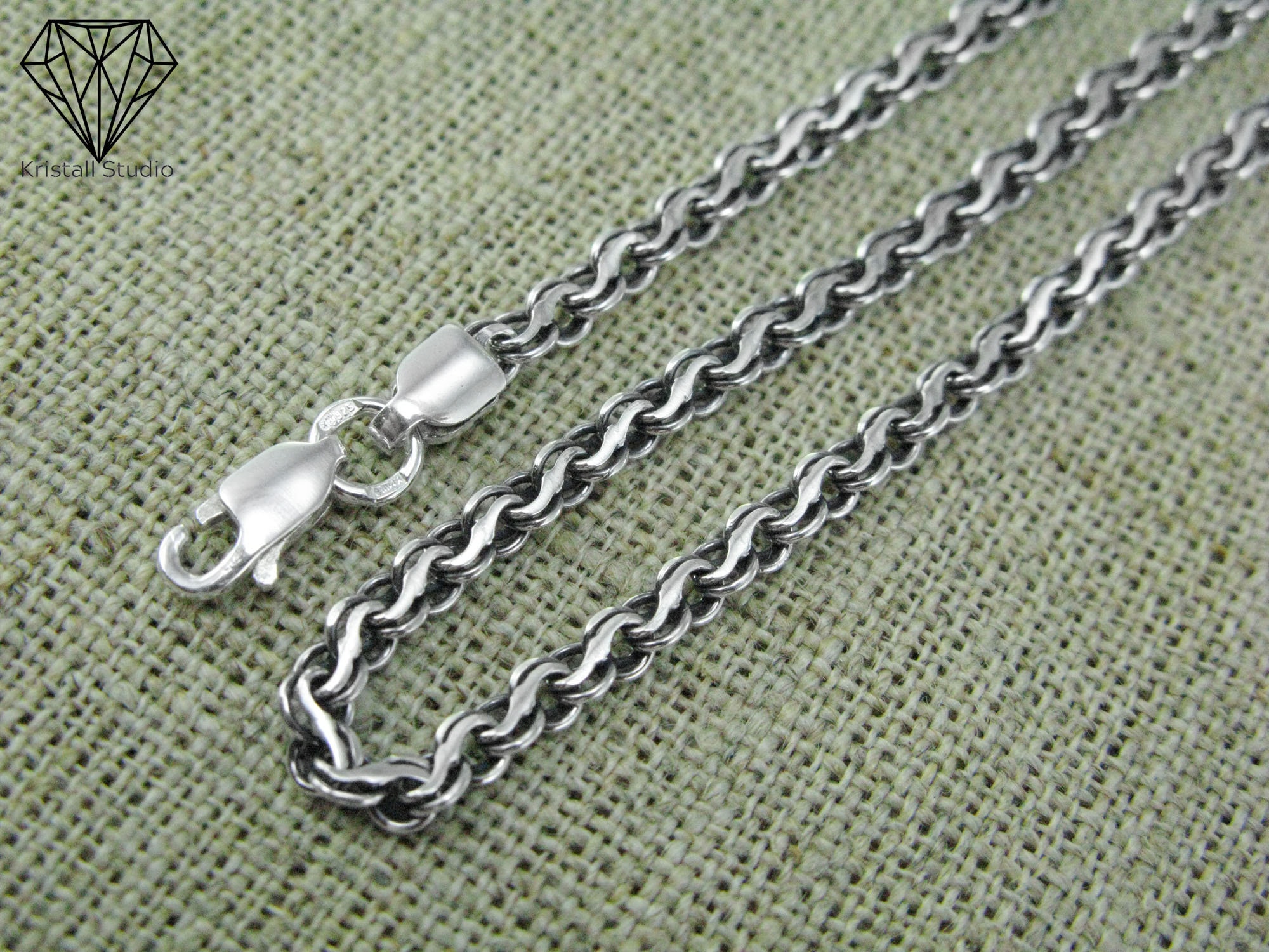 Small Thin Silver Chain Necklace for Women / Mens Sterling | Etsy