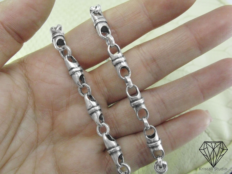 Heavy 925 Sterling Silver Oxidized Chain for Men / Thick - Etsy
