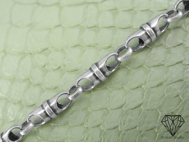 Heavy 925 Sterling Silver Oxidized Chain for Men / Thick - Etsy