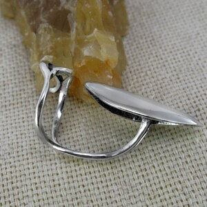 Silver Eye Fingernail Ring Jewelry Boho Nail Guard Armor / Pointer ...