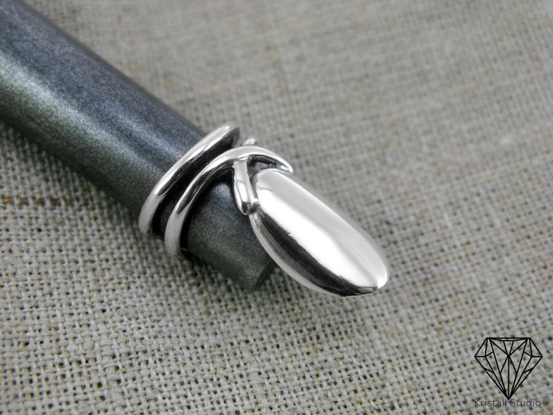 Fingernail Rings Boho Sterling Silver Nail Armor / Nails | Etsy