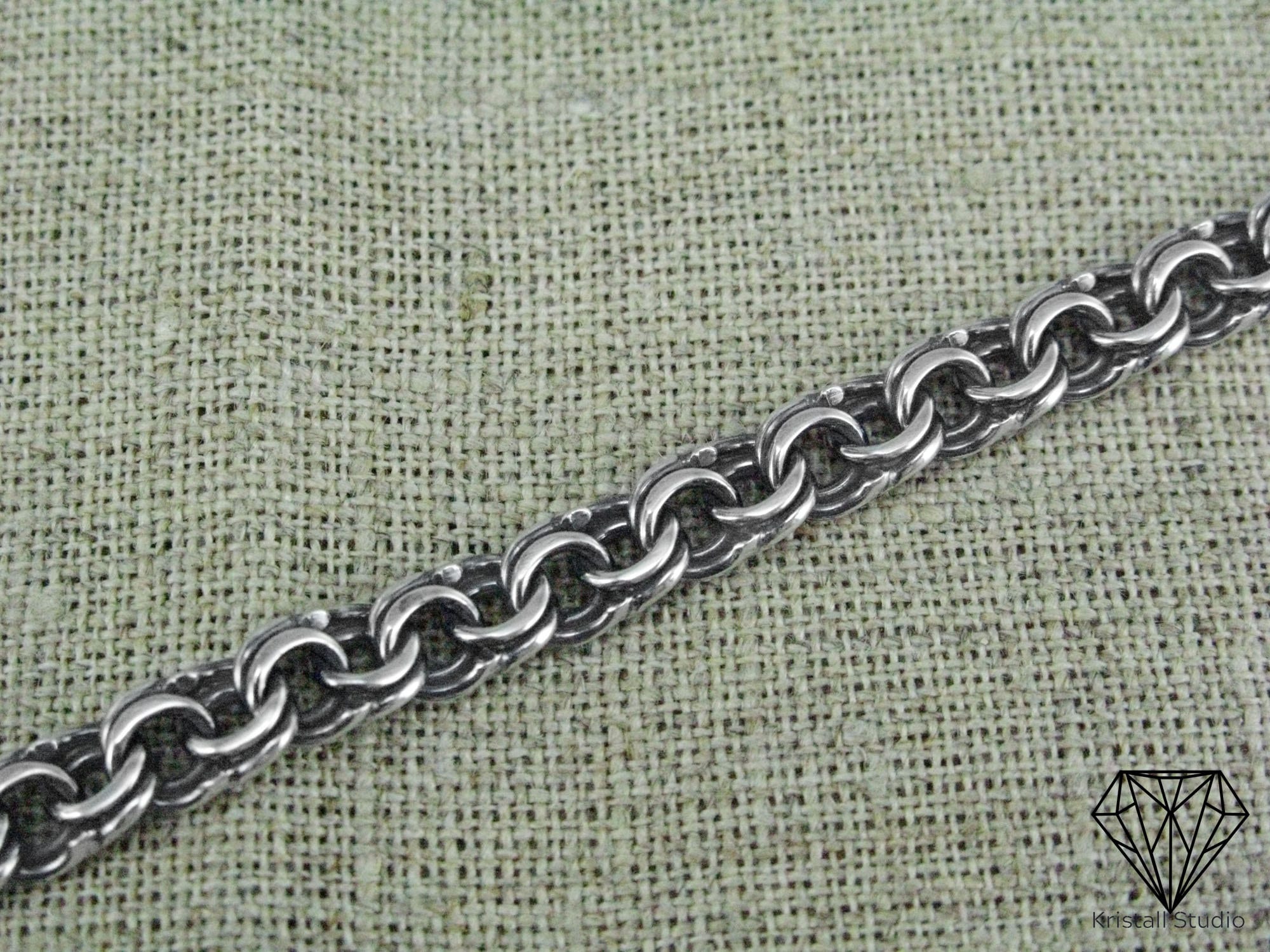 Thick Sterling Silver Chain Necklace For Him / Heavy 925 Solid | Etsy