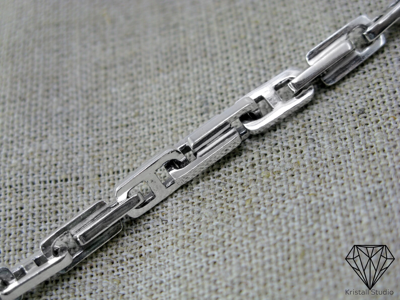 Mens Large Silver Anchor Chain Necklace / Sterling Men Nautical Viking ...