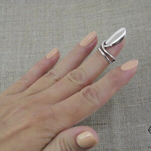 Fingernail Rings Boho Sterling Silver Nail Armor / Nails - Etsy