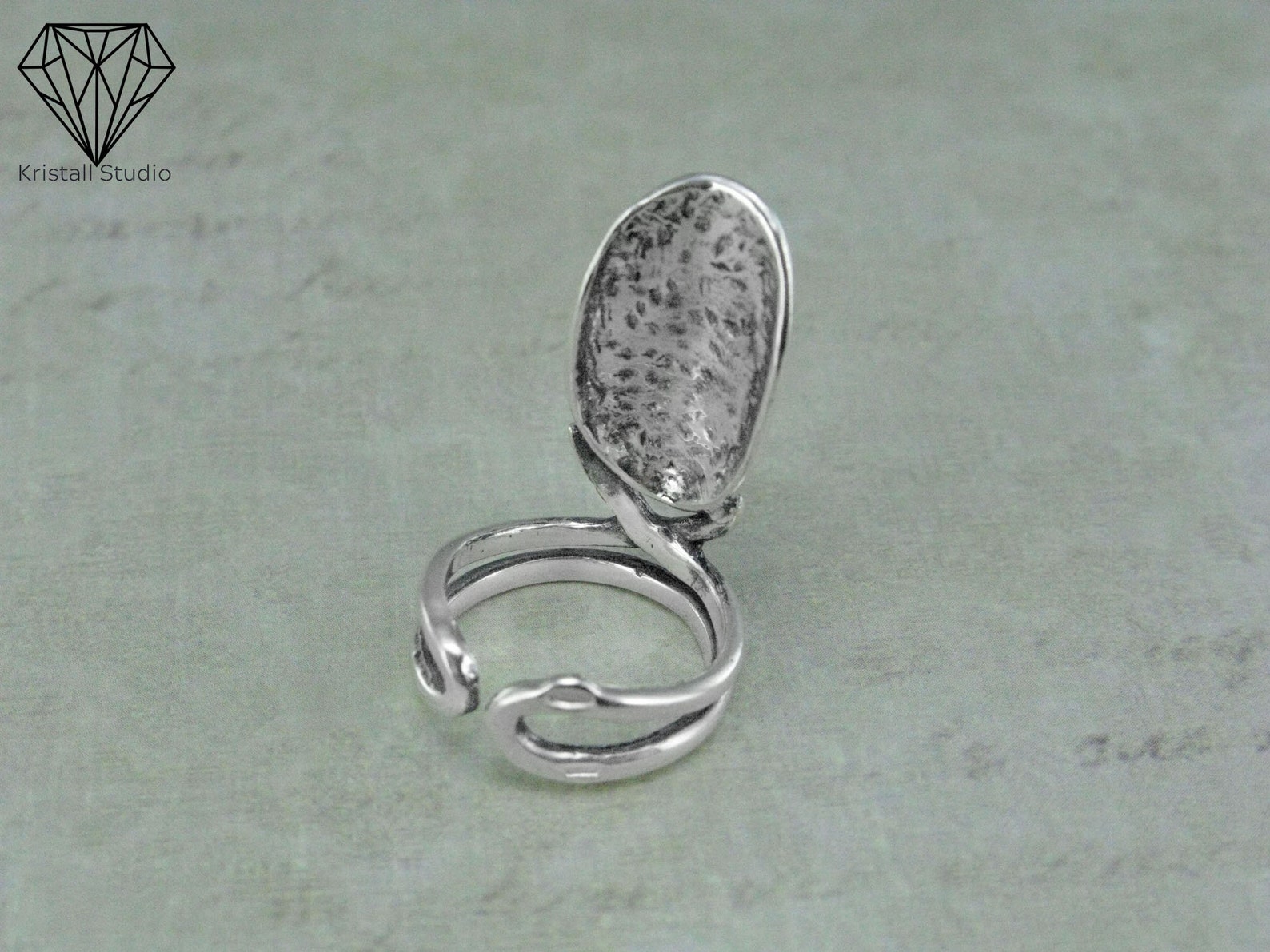 Fingernail Ring/ Sterling Silver Ring/ Nails Ring/ Simple - Etsy