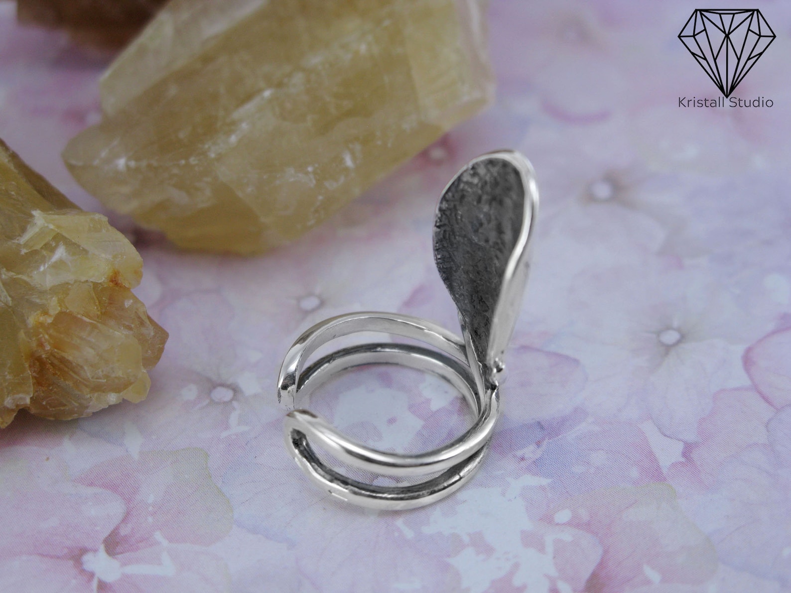 Sterling Silver Fingernail Boho Nail Ring / Finger Nails Rings - Etsy