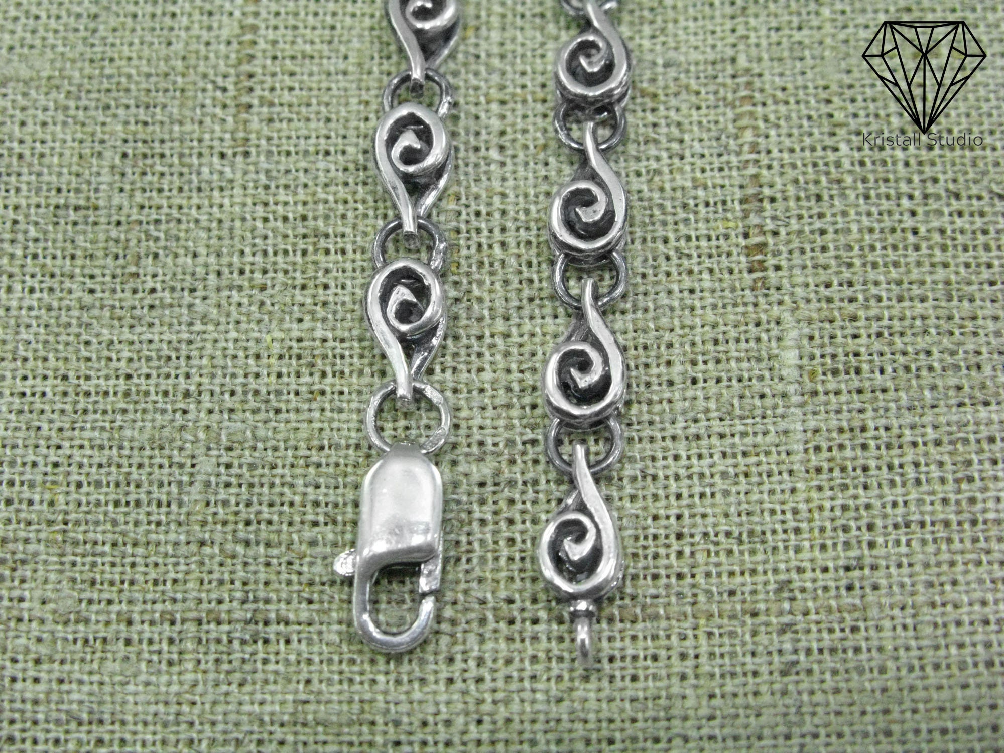 925 Silver Oxidized Jewelry Necklace Chain for Women Sterling | Etsy