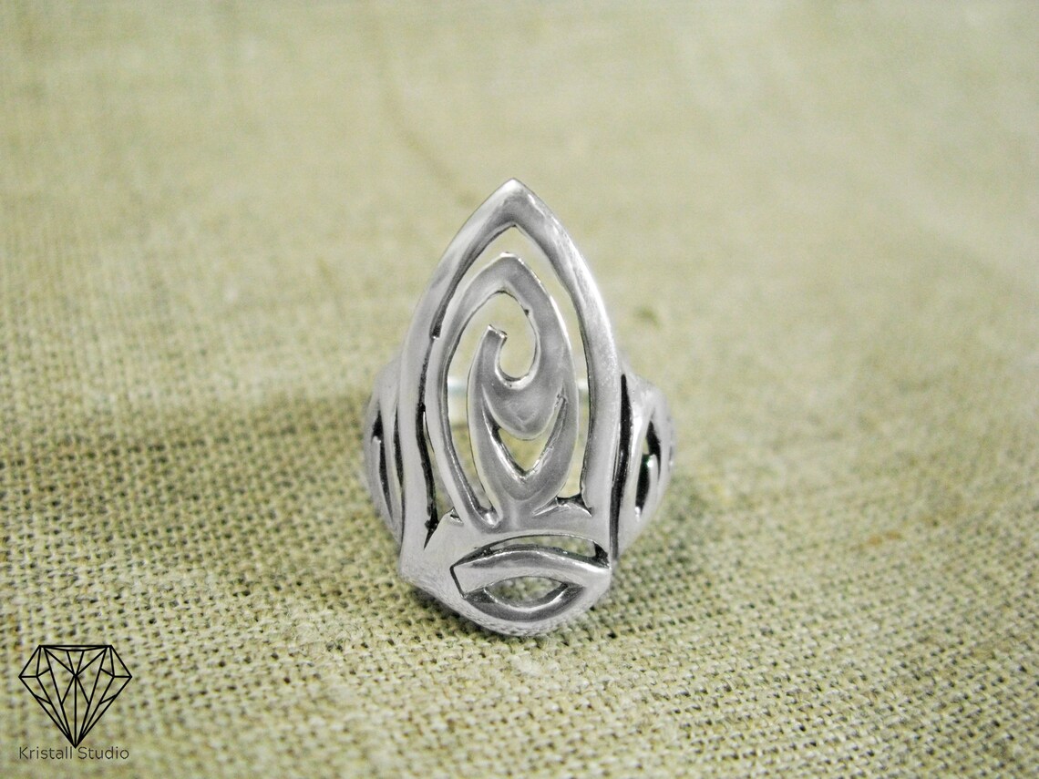 Set of Jewelry Made of Sterling Silver 925 / Women's Ring and Earrings ...
