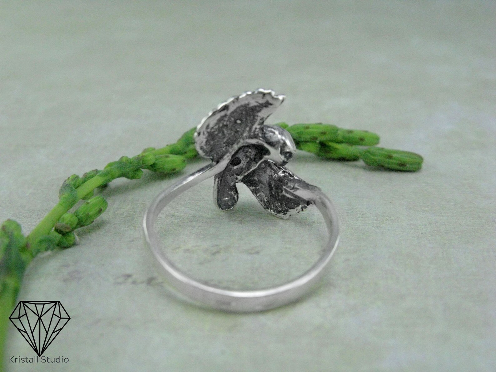 Silver Eagle Ring / Sterling Silver Thunderbird Ring Hawk Ring / Silver ...