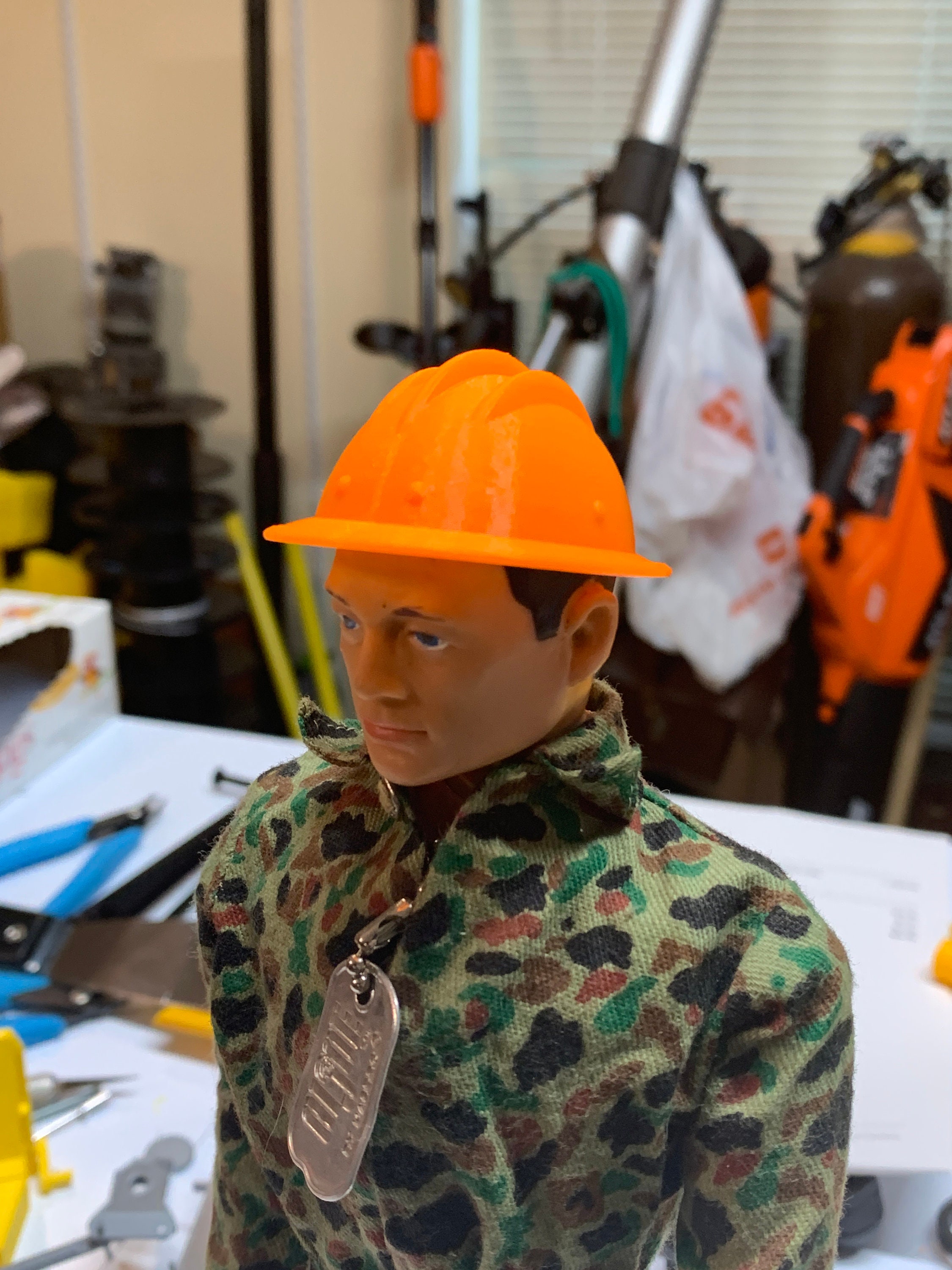Combat Construction Hard Hat GI Joe Action Man 3d Printed - Etsy