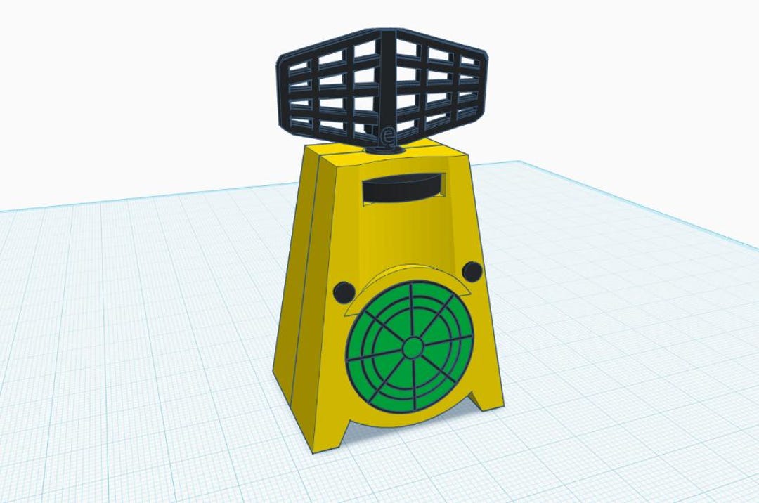 Hurricane Spotter RADAR Unit Kit for GI Joe Adventure Team - Replica 3D ...
