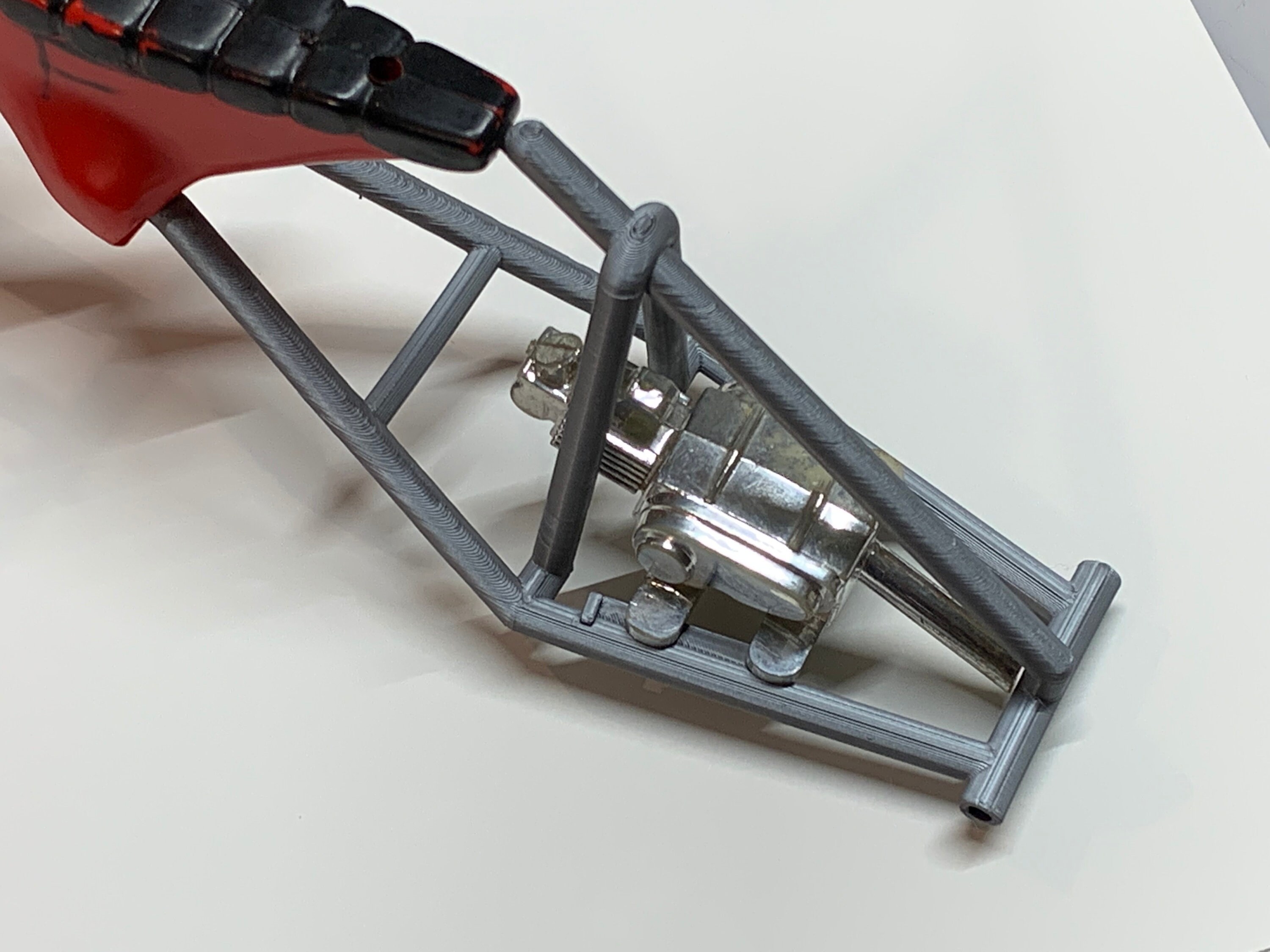 Drag Bike Frame 3D Printed Replica Gijoe Adventure Team | Etsy