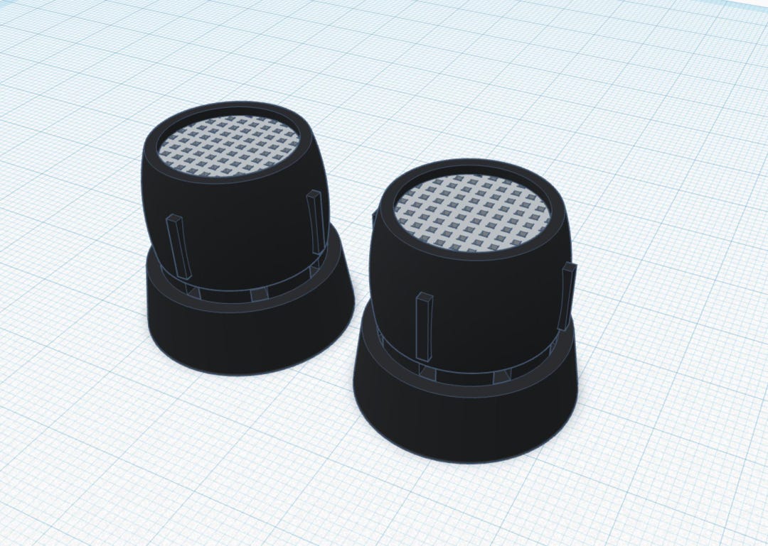 Cosplay Imperial Stormtrooper Helmet Mic Tips (pair) - Etsy