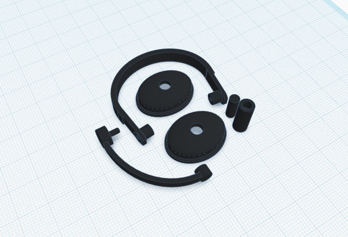 Custom Headset With Microphone 3D Printed Replica for Gijoe - Etsy