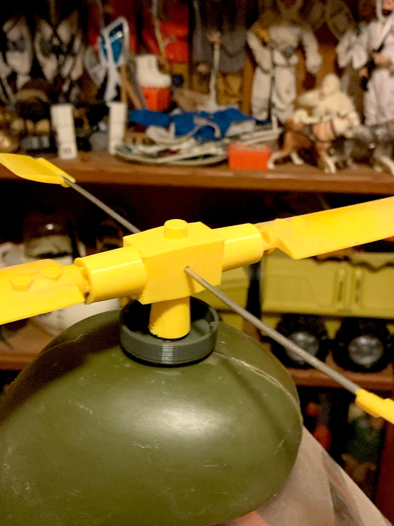 Irwin Helicopter Complete Rotor Assembly Replica 3D Printed Gijoe - Etsy