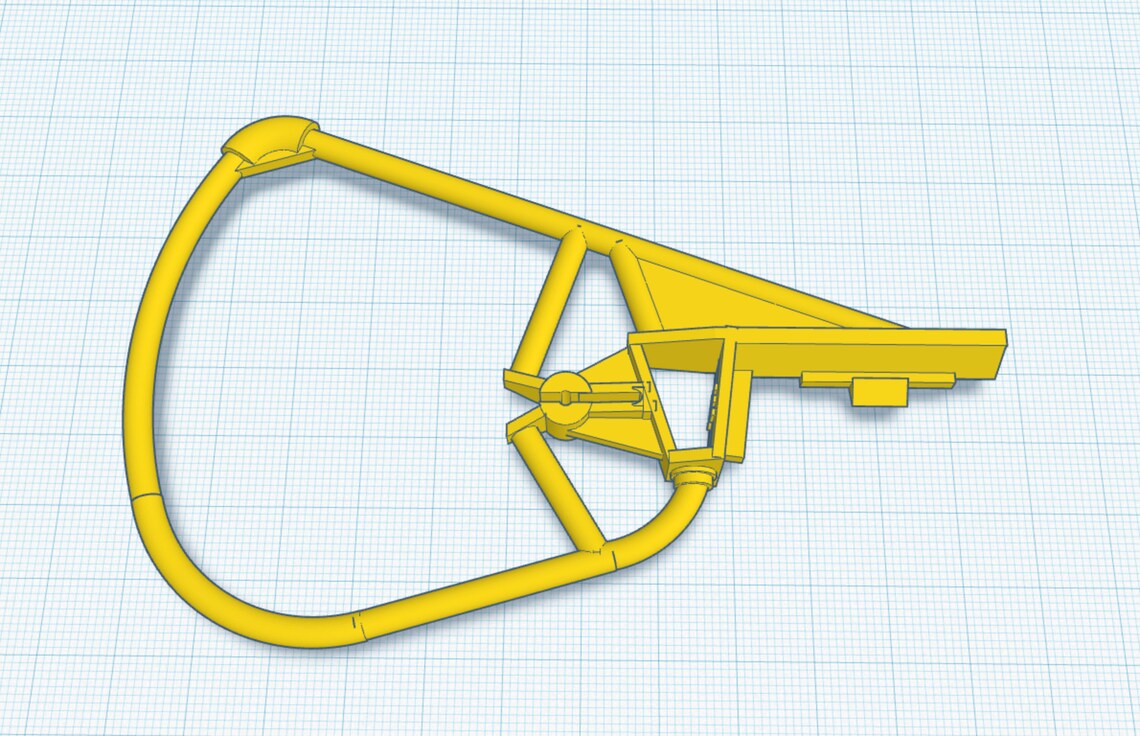 Helicopter Rear Stabilizer Replica 3D Printed Gijoe Adventure Team - Etsy