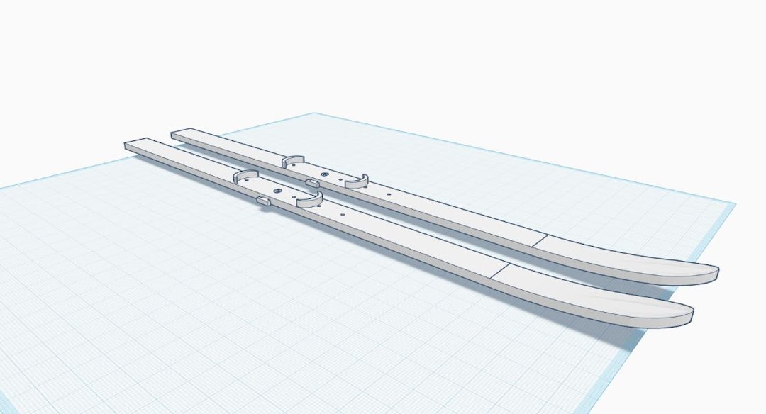 Snow Skis, Pair, 3D Printed Custom GI Joe / Action Man - Etsy