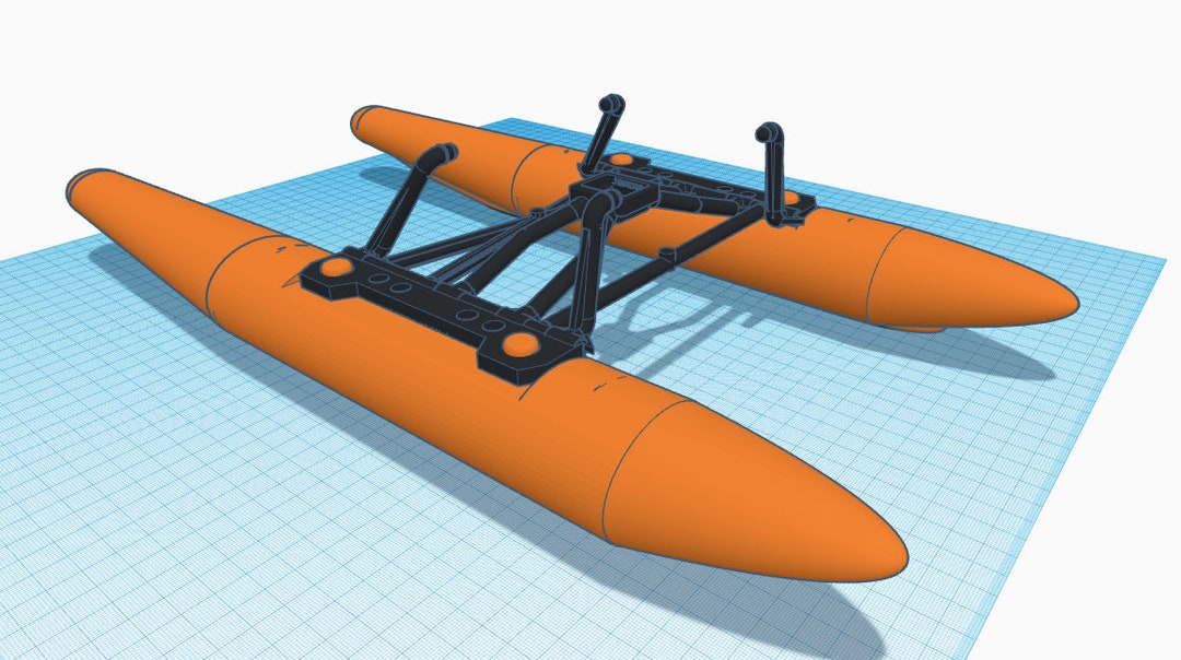 Custom Pontoon Kit for Gijoe Adventure Team Helicopter "harbor Patrol ...