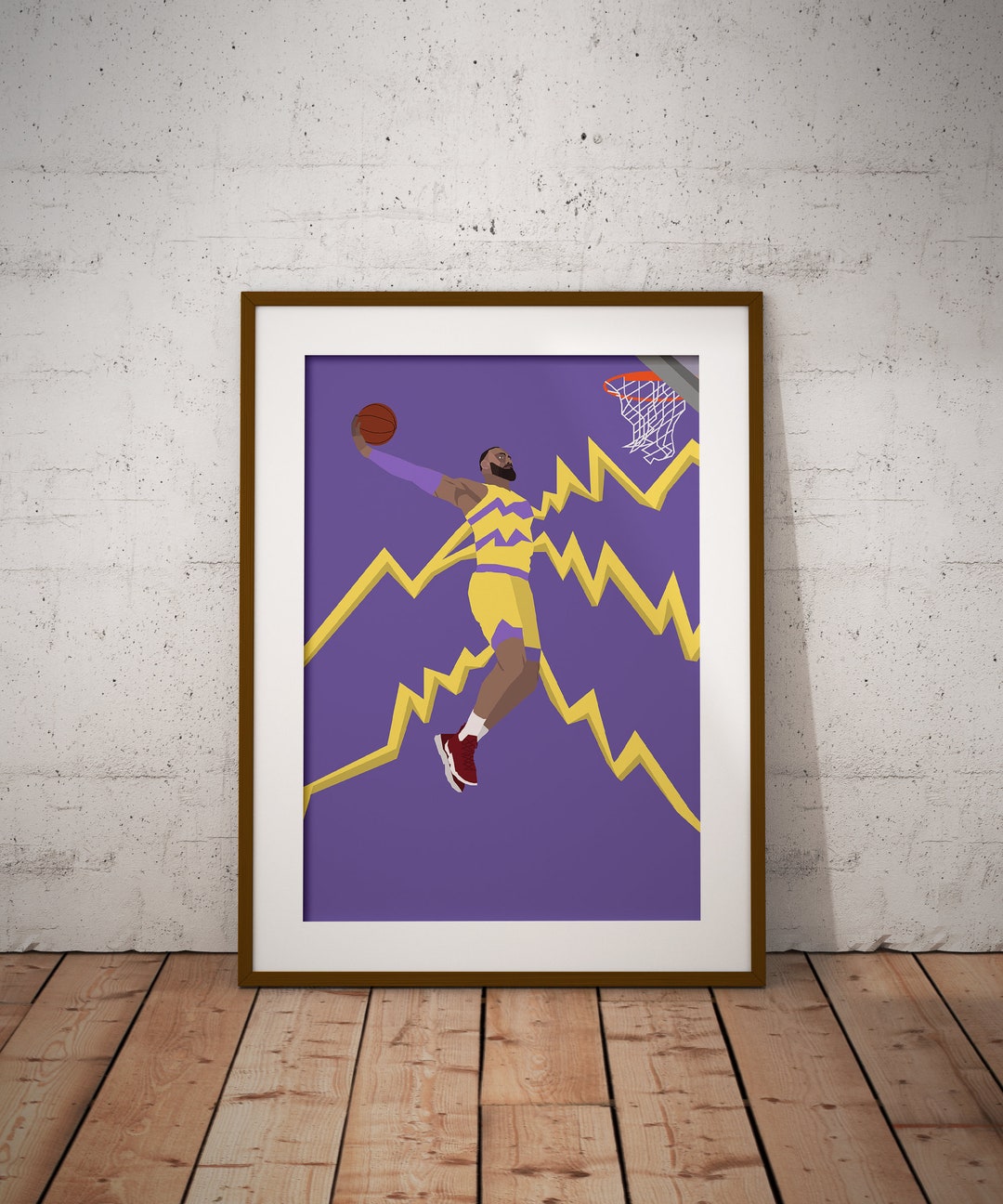 Lebron James A4 A3 A2 or A1 Art Print Illustration of the - Etsy