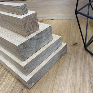 20mm Thick Planed OAK Timber Hardwood Board, Kiln Dried, Custom Sizes ...