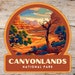 Canyonlands National Park Sticker, Laptop Sticker, Cooler Sticker ...