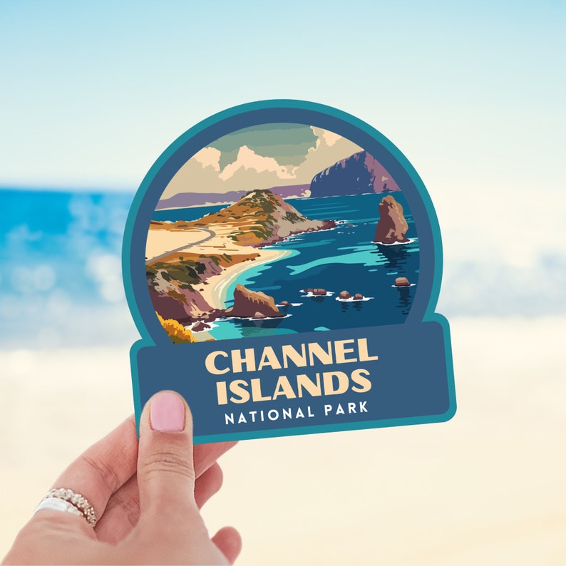 Channel Islands National Park Sticker, Laptop Sticker, Cooler Sticker ...