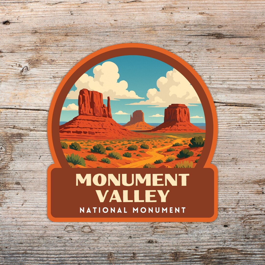 Monument Valley Sticker | Utah National Monument Decal | Utah National ...
