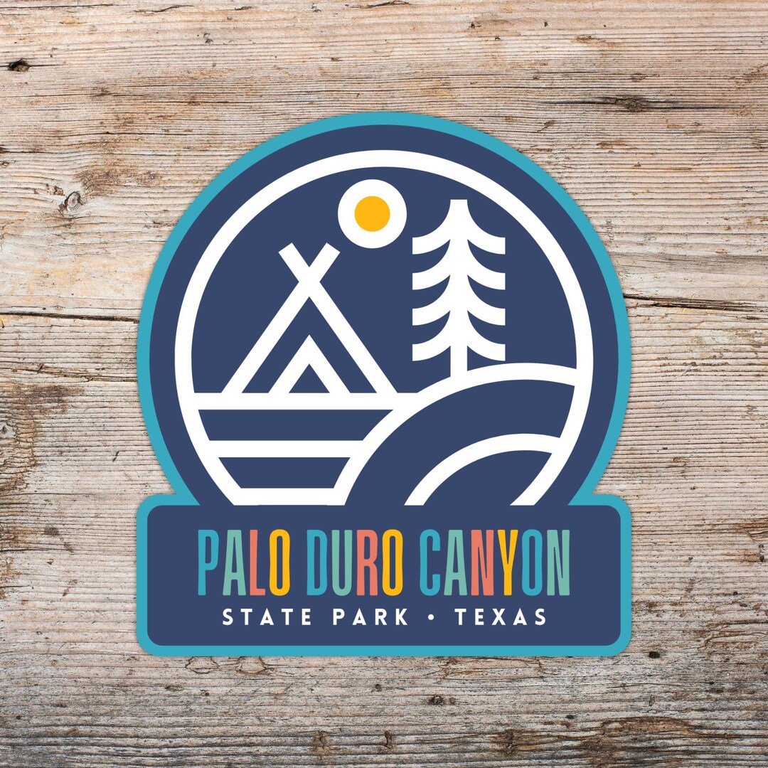 Palo Duro Canyon State Park Sticker, Laptop Sticker, Cooler Sticker ...
