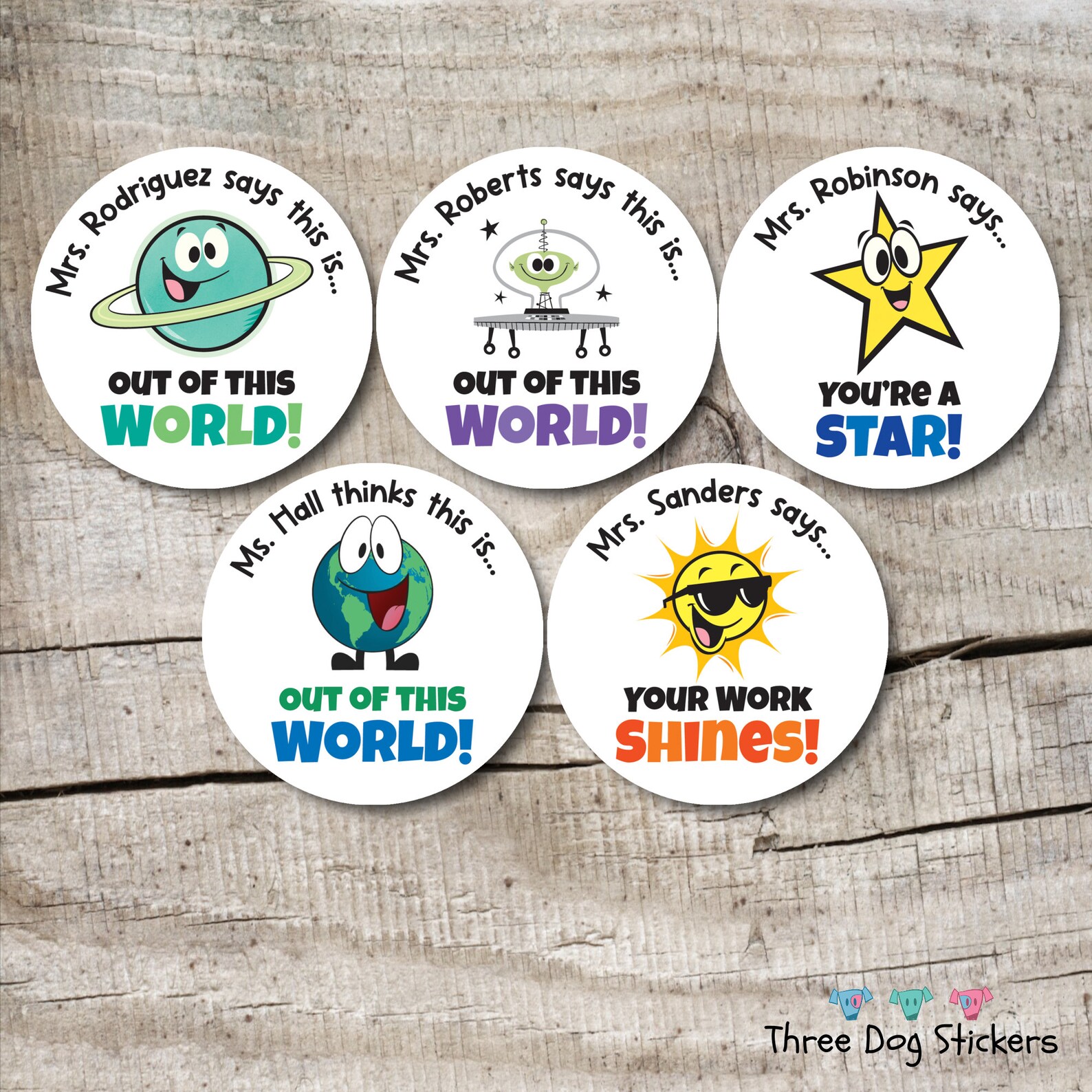 Teacher Stickers, Space Stickers, Reward Stickers, Science Teacher ...