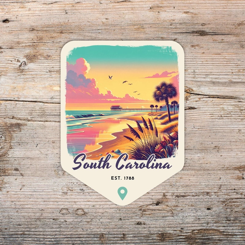 South Carolina Decal - Etsy