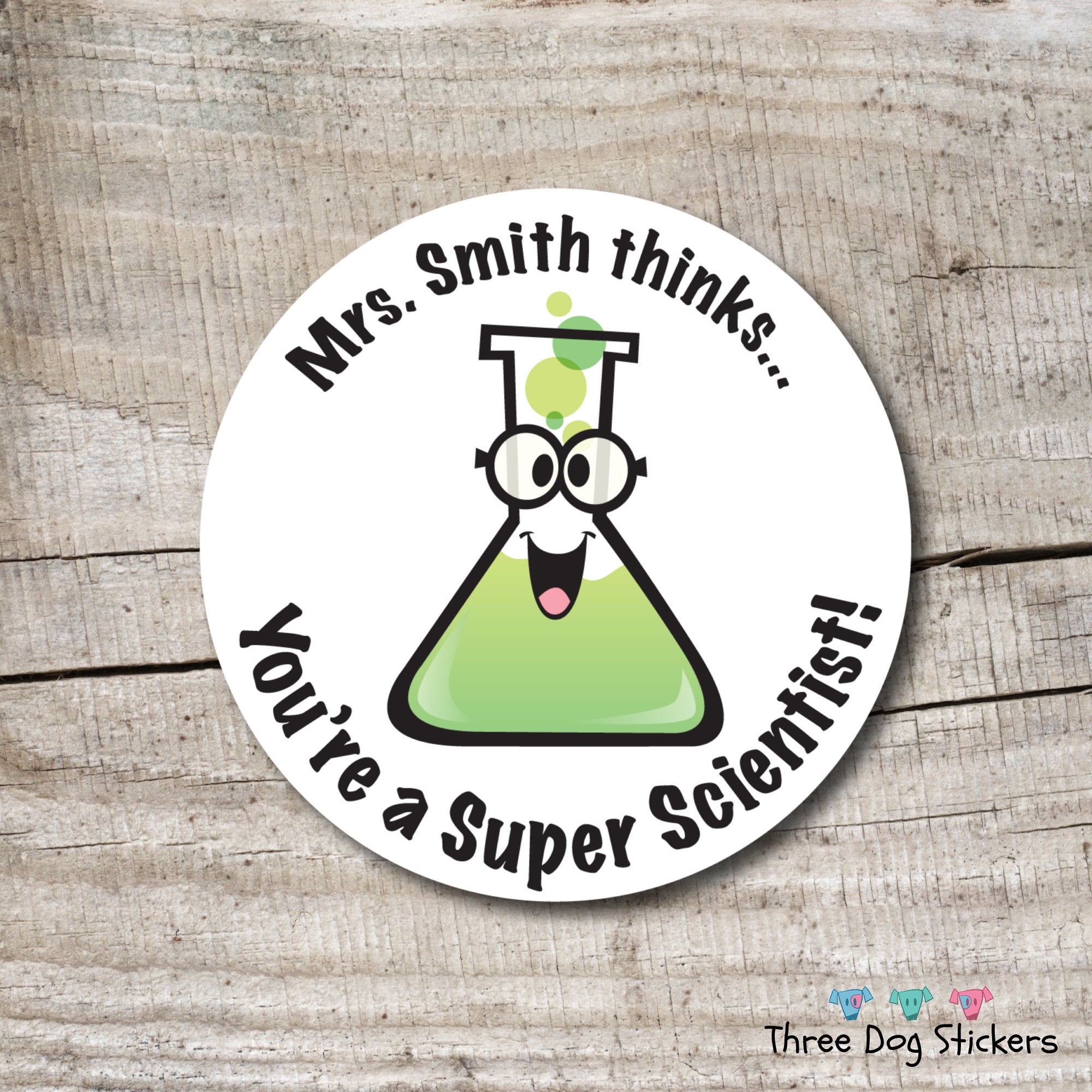 Science Reward Stickers