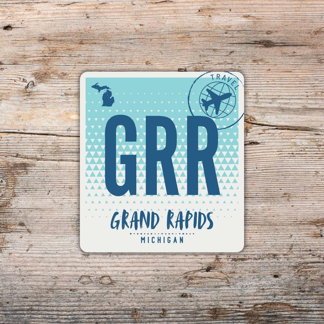 Gerald R Ford International Airport Sticker Grand Rapids | GRR Airport ...