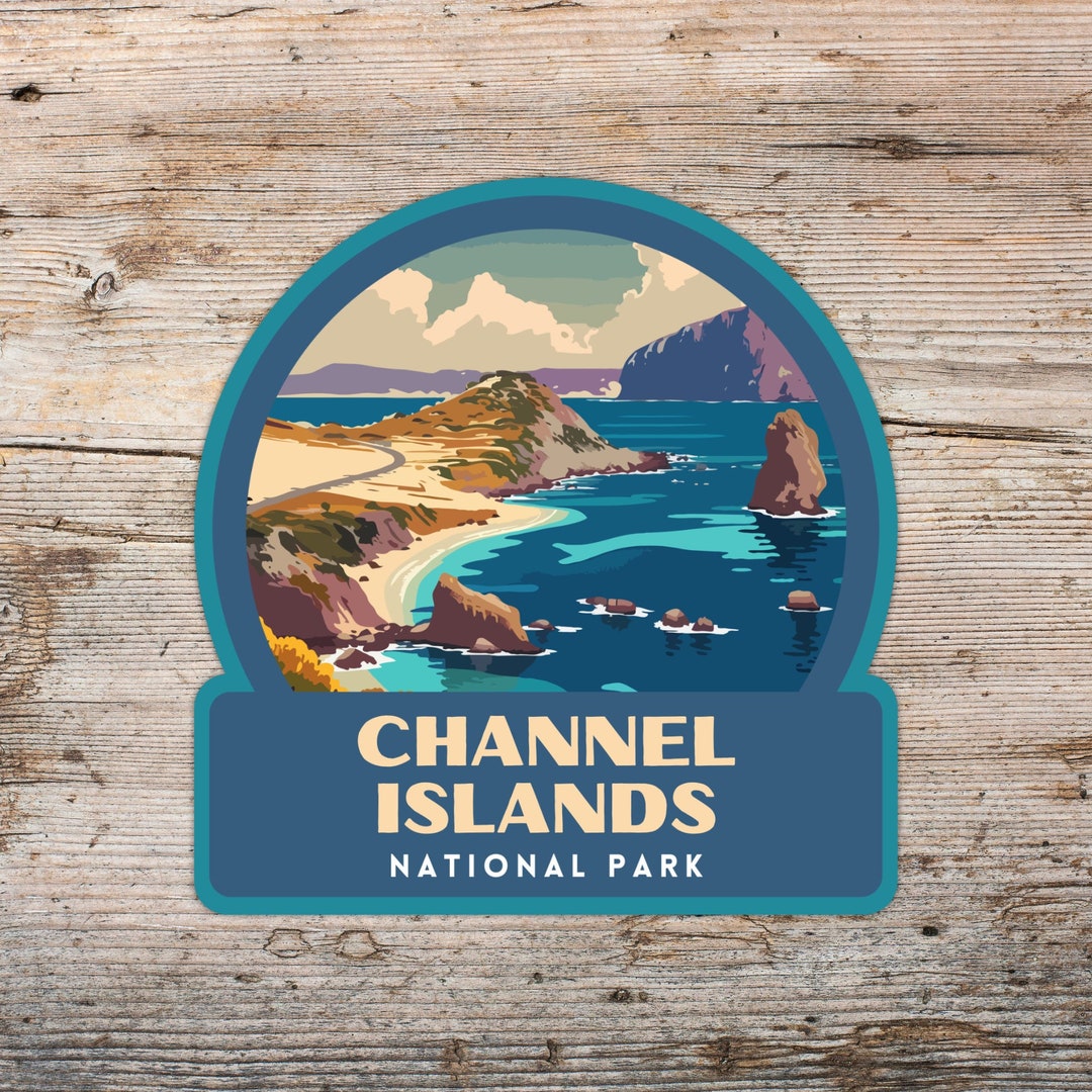 Channel Islands National Park Sticker, Laptop Sticker, Cooler Sticker ...