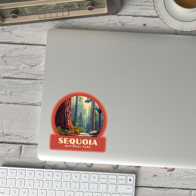 Sequoia National Park Sticker, Laptop Sticker, Cooler Sticker, Water ...
