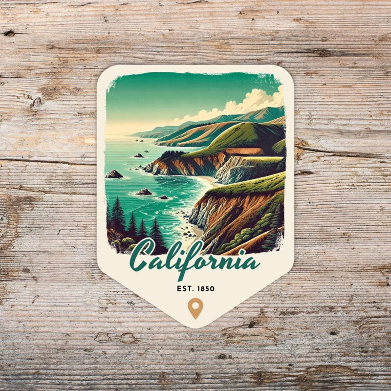 California Stickers - Etsy