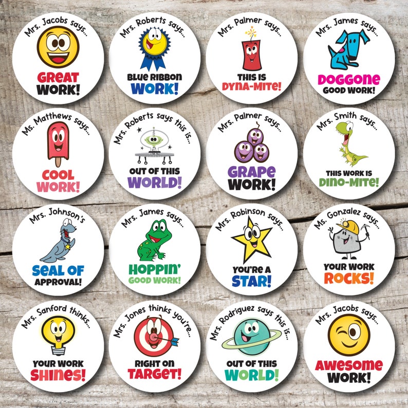 Personalized Teacher Pirate Reward Stickers, Good Job Stickers - Etsy