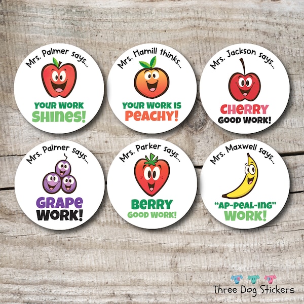 Fruit Stickers - Etsy