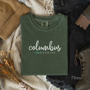 Script Columbus Shirt, Columbus Shirt, Columbus T Shirt, Columbus Gift ...