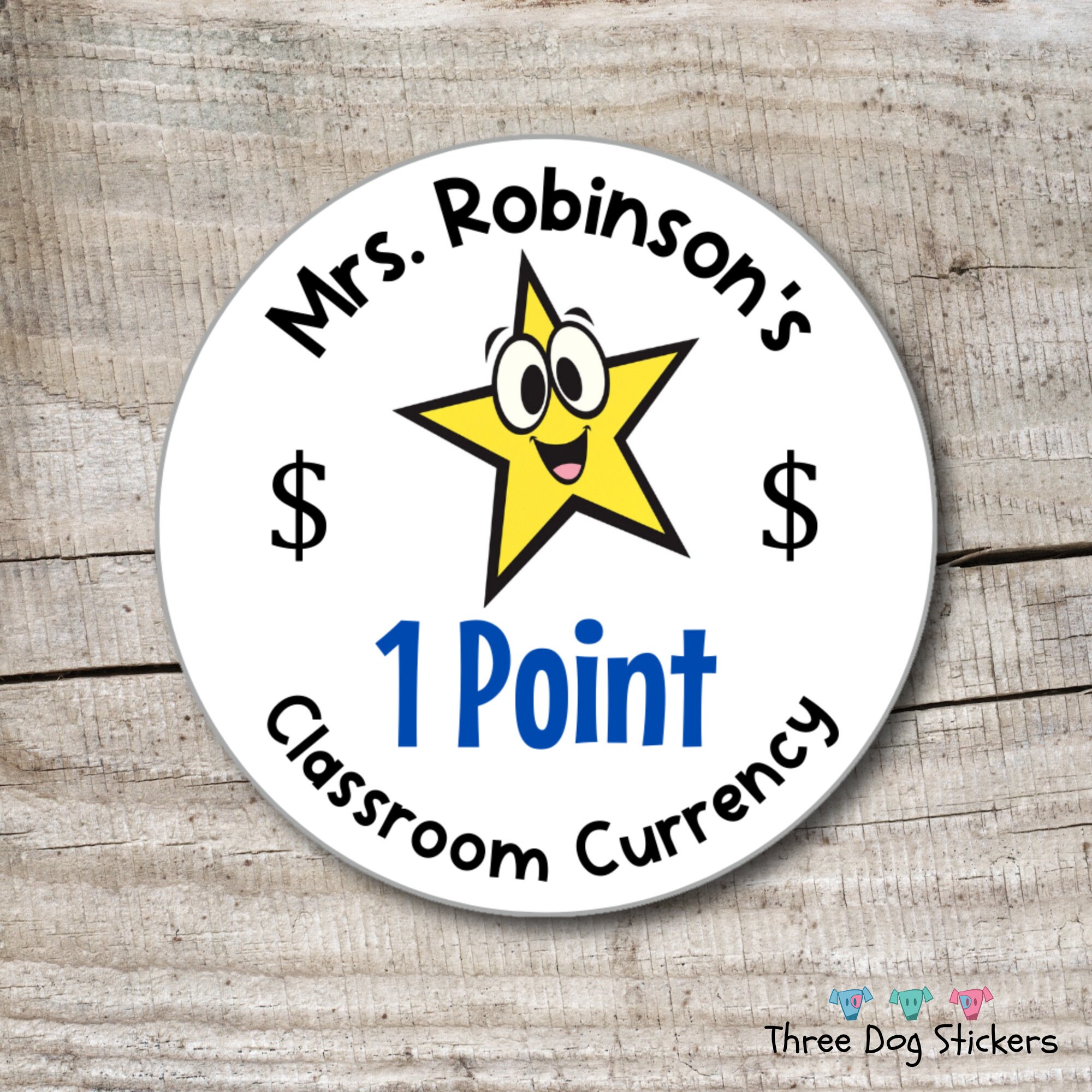 Personalized Class Store Stickers, Reward Stickers, Classroom Economy ...