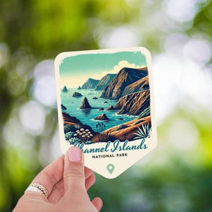 Channel Islands National Park Sticker, Retro California Travel Decal - Etsy