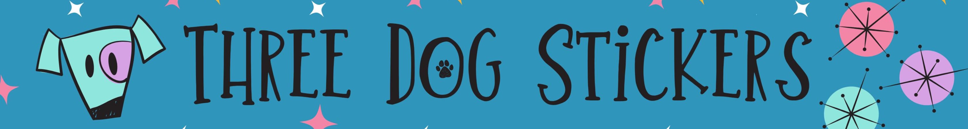 ThreeDogStickers - Etsy