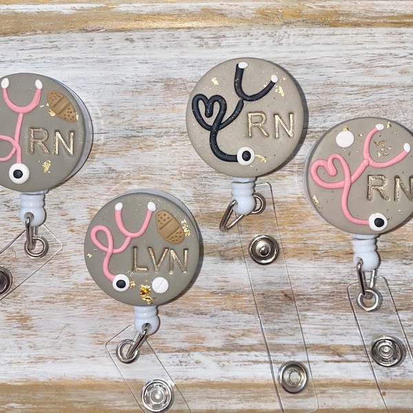 Clay Nurse for Badge Reel - Etsy