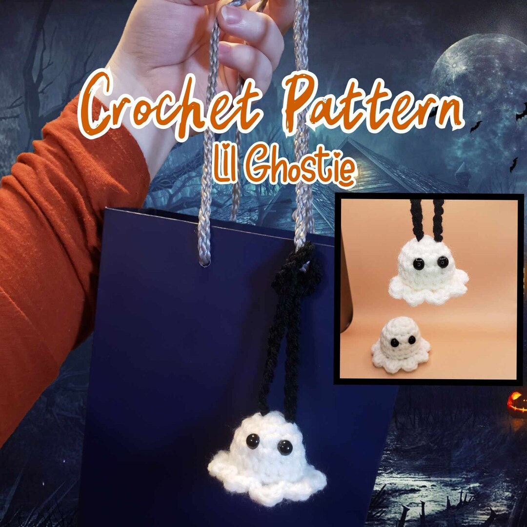 Lil Ghostie Crochet Pattern | US Crochet Terms | Pattern ONLY | Crochet ...