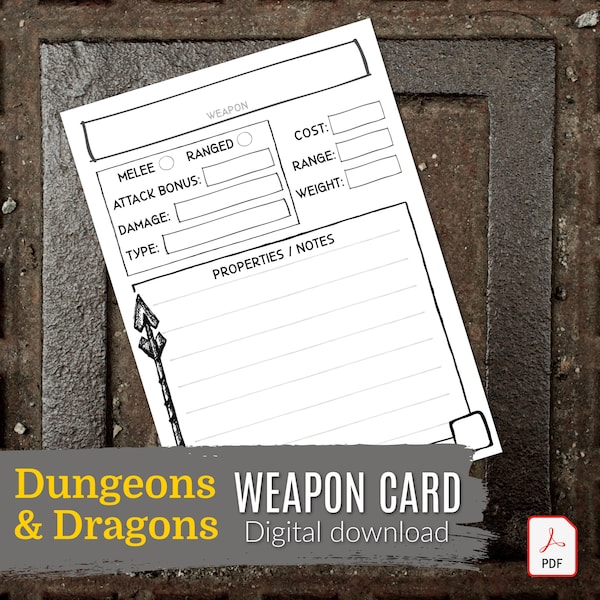 Dnd Weapon - Etsy