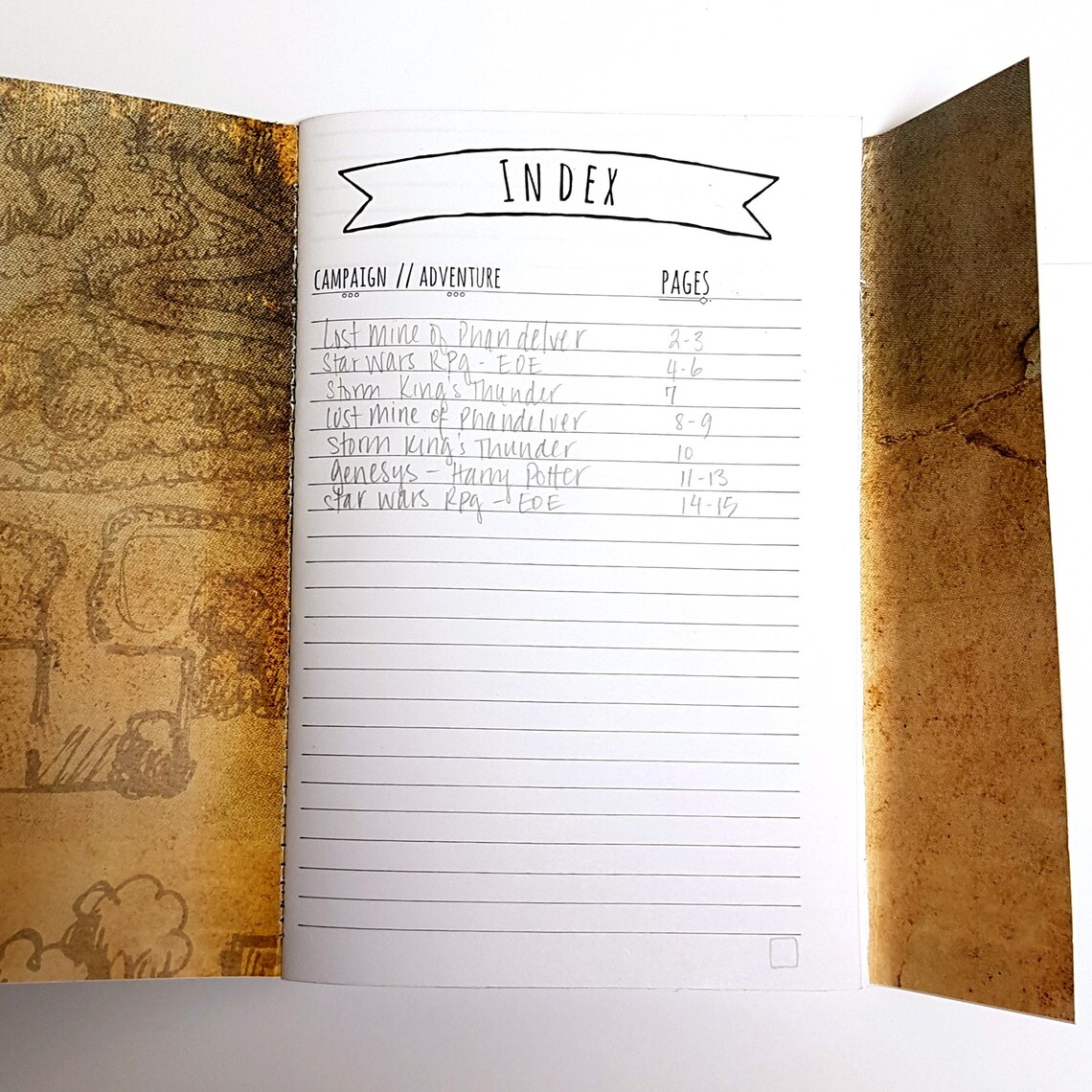 Campaign NOTEBOOK / Nordic Runes / Traveler's Compass / - Etsy