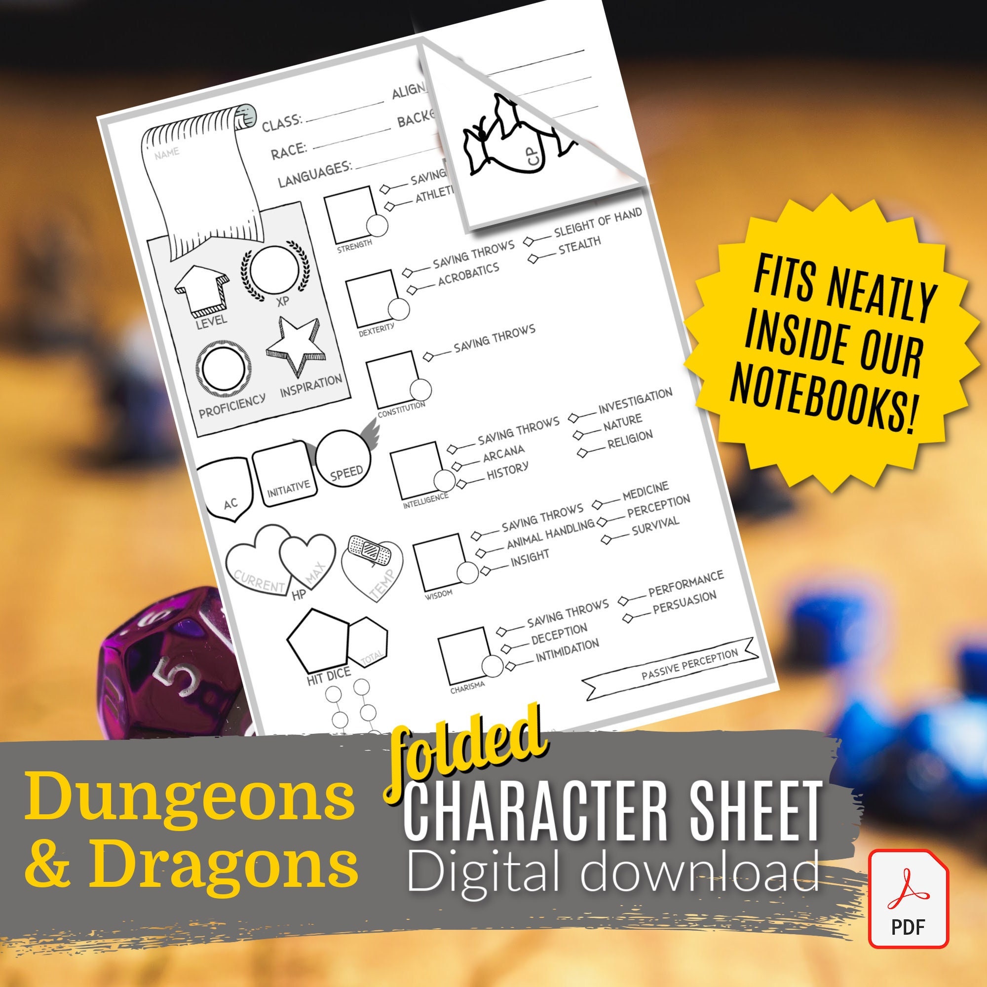 DND CHARACTER SHEET / Bonus Spell Sheet / Dungeons and Dragons / Dnd 5e ...