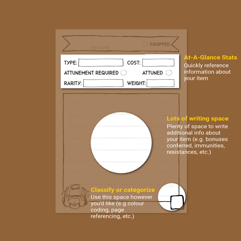 DND ITEM CARD / Dungeons and Dragons / Pathfinder / Spellcaster / Dnd ...