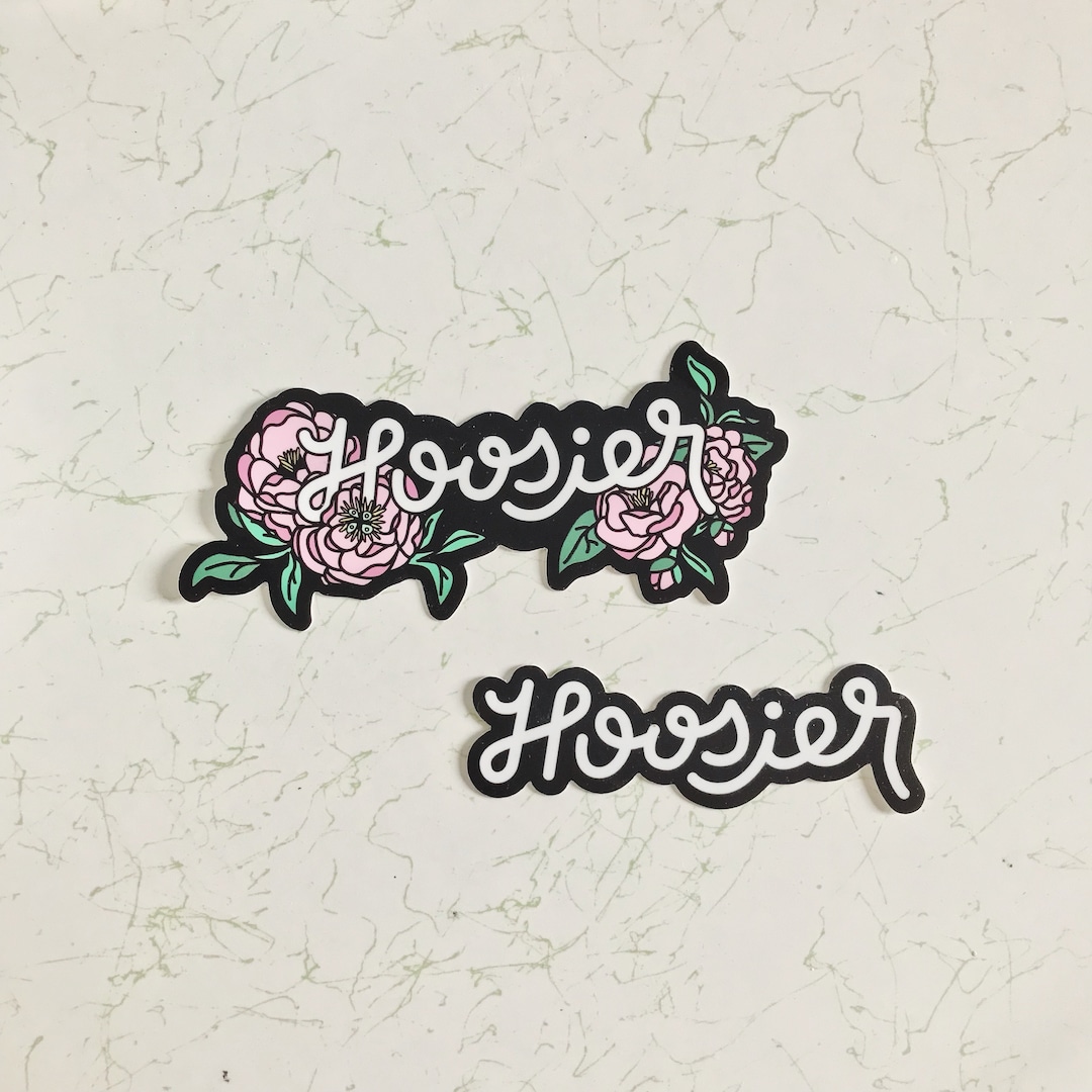 Hoosier Stickers - Etsy