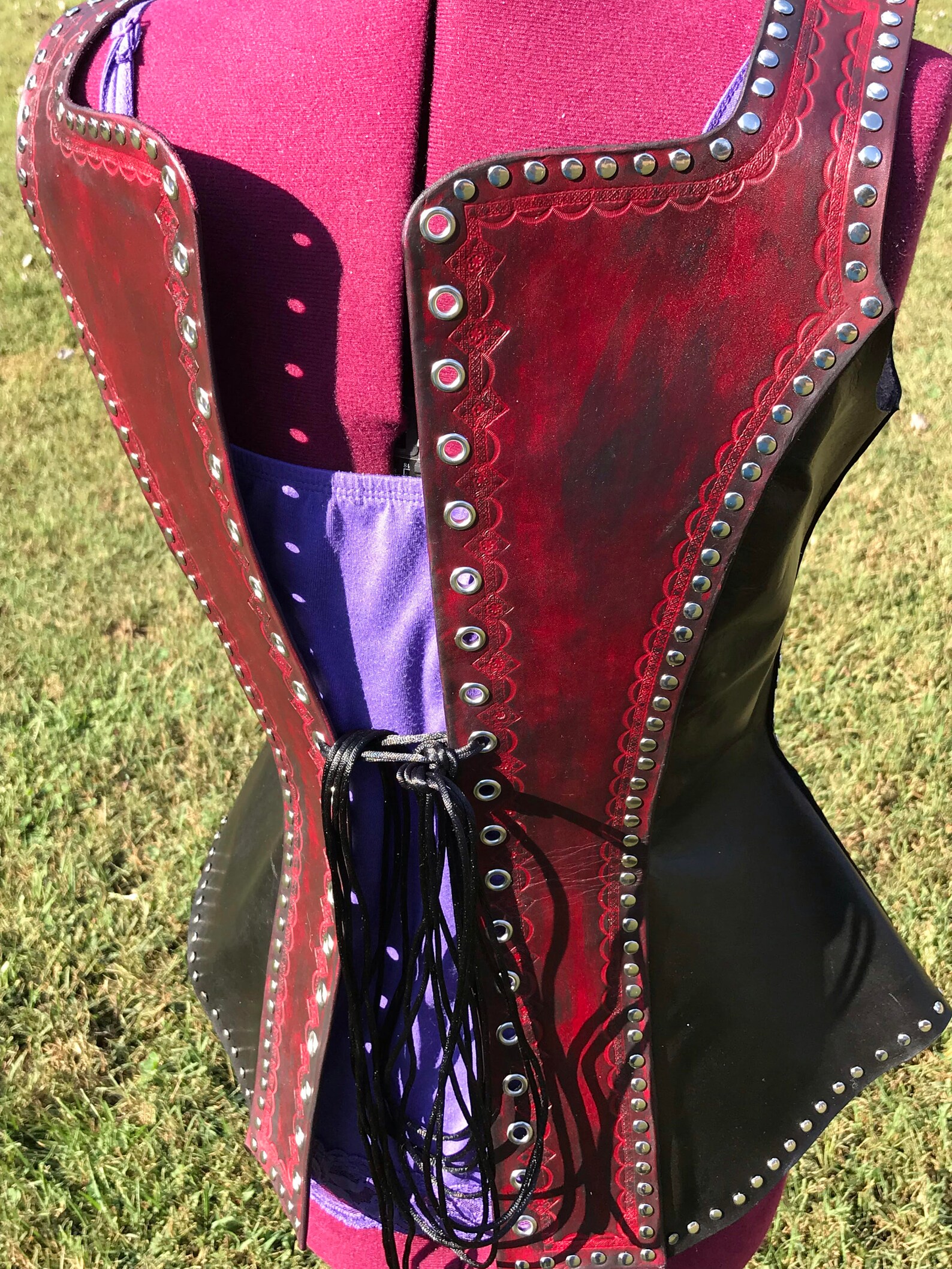 Custom Leather Corset - Etsy