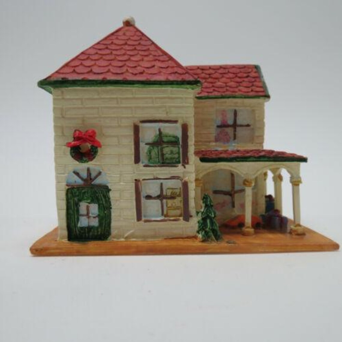 Santas Helpers Limited Edition Wood Toy Maker Christmas Village House ...